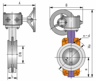 Resilient Seated Wafer Butterfly Check Valve EN558-1 Series Face To Face