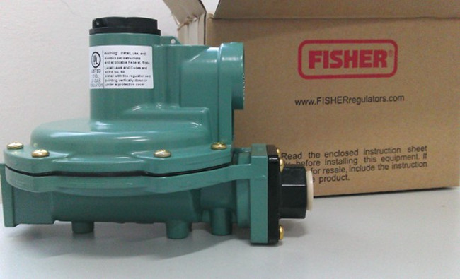 Low Pressure Fisher Gas Regulator Industrial Emerson Fisher Control Valve