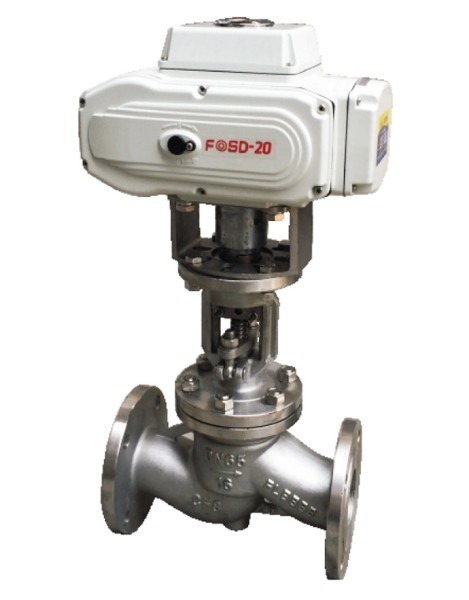 380V Electrically Operated Control Valve 316 Stainless Steel Globe Valve